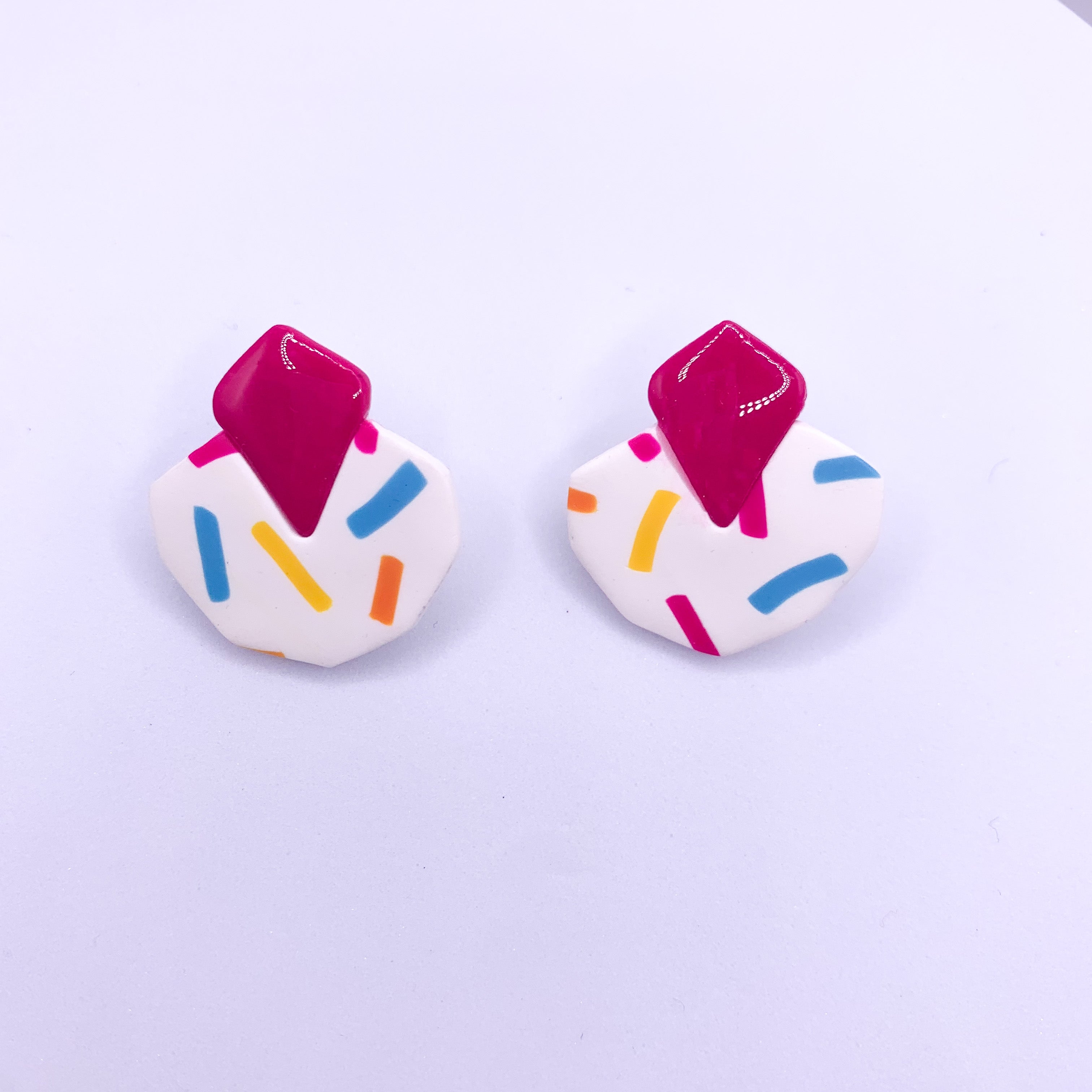 Logan Studs in Sprinkles – Made Simple